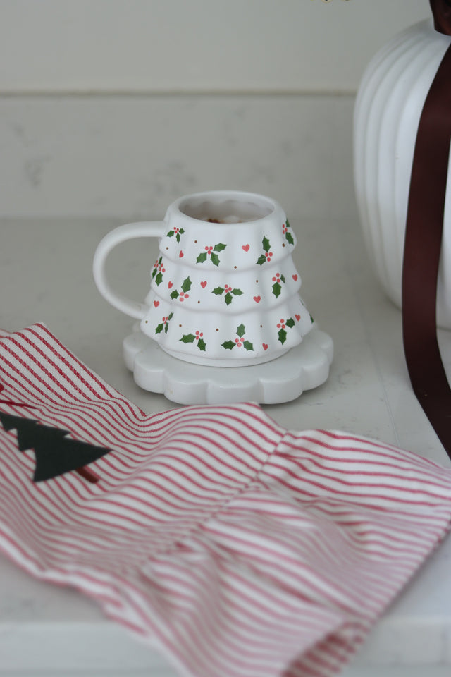 Christmas mug - Holly Tree mug – Pretty Little Home
